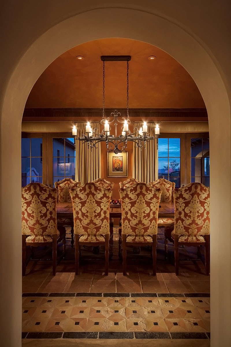 Spanish Dining Room Pawling Interior Design